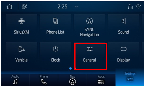 How do I change my SYNC Navigation from miles to kilometres?