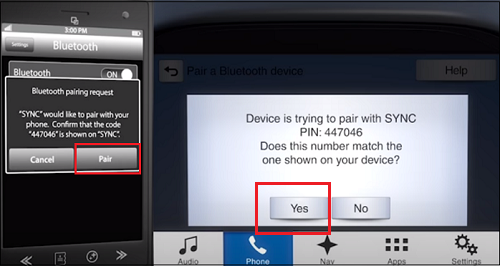 How do I pair my phone with SYNC?