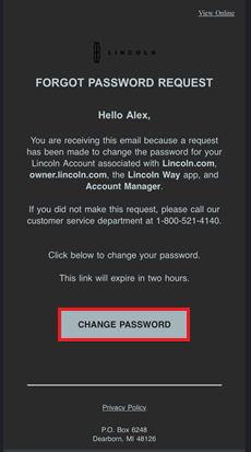 How do I reset my app password?