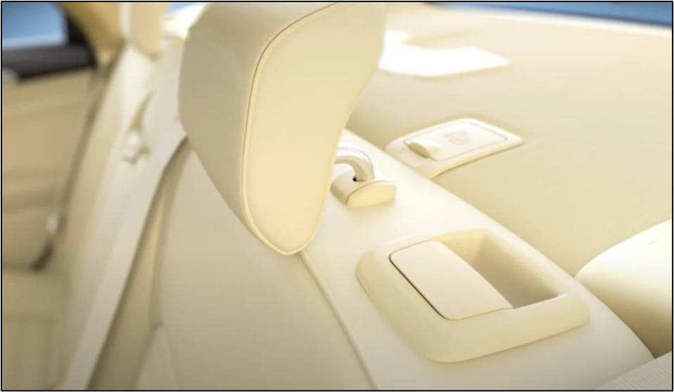 How do I use the rear folding seats in my Ford?