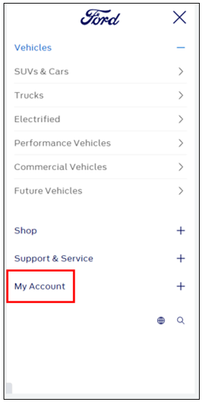 How do I update my contact information on my Ford accounts?