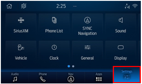 How do I set distance units with SYNC?