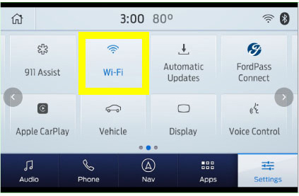 How do I turn off my SYNC 3 Wi-Fi