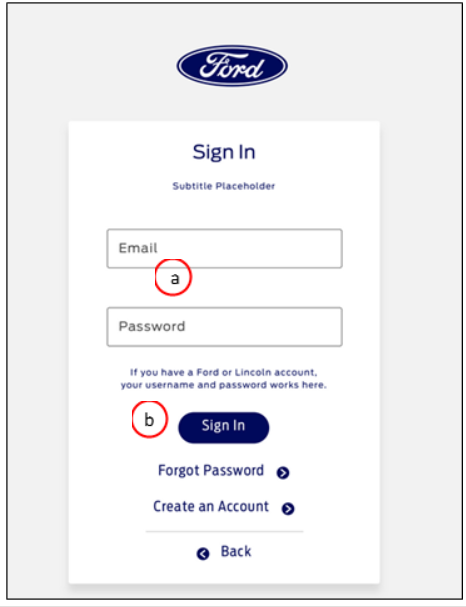 How Is A Ford Account Created?